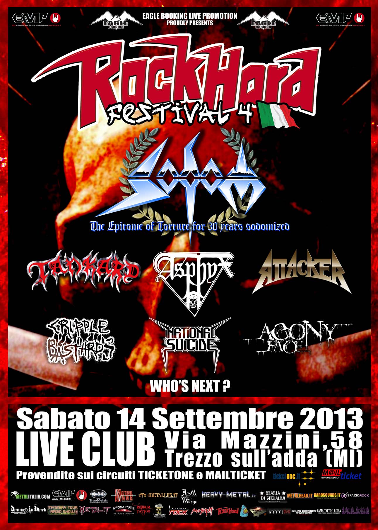 CRIPPLE BASTARDS to perform classic centred on “Misantropo a senso unico” setlist @ “RockHard ...
